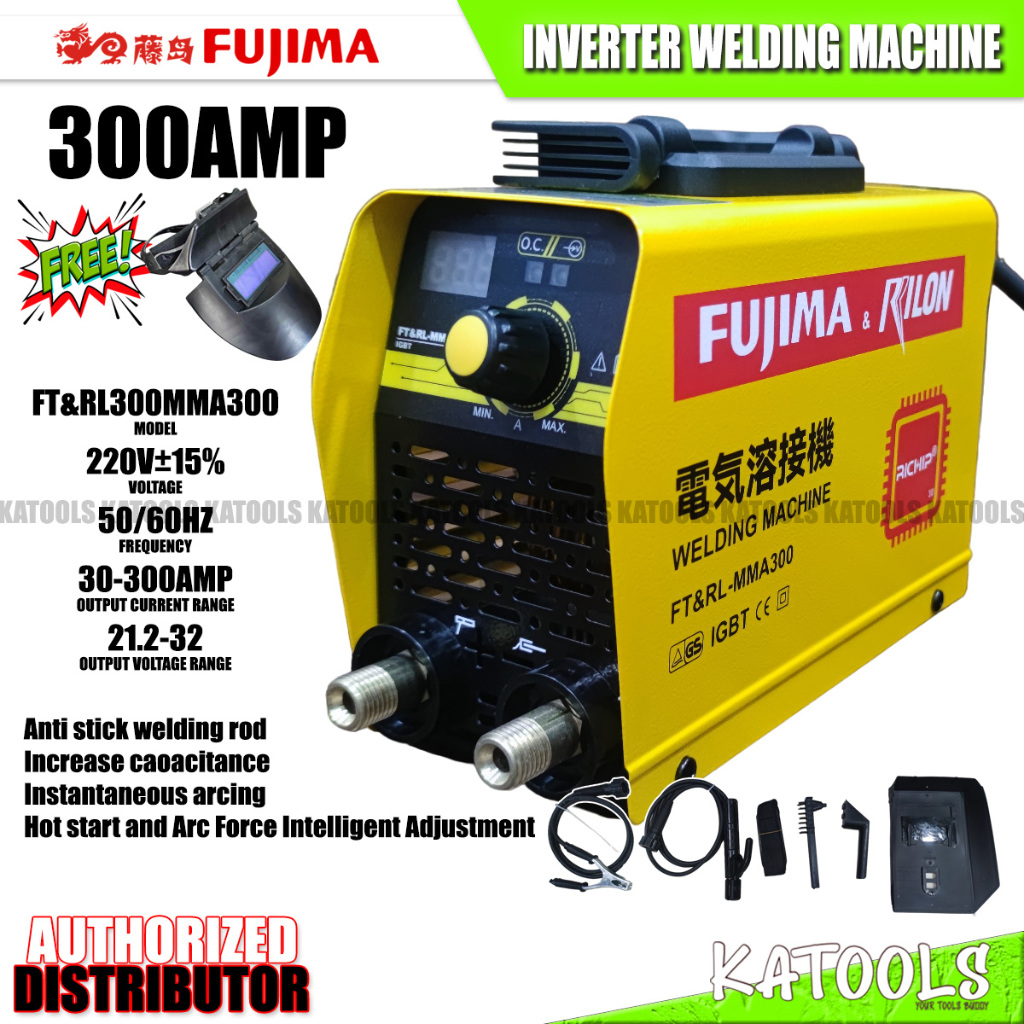 KATOOLS ~ Fujima Japan Rilon 300Amp IGBT Inverter Welding Machine Free ...