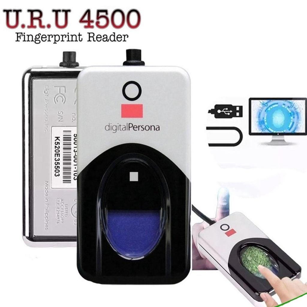 Digital Persona U.are.U 4500 URU4500 USB Biometric Fingerprint Scanner ...