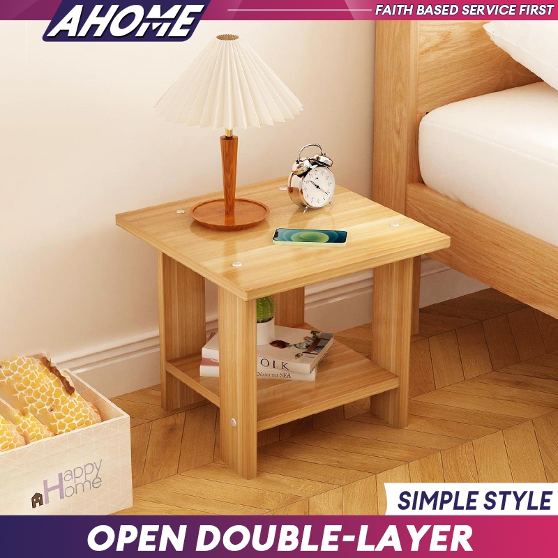 Nordic Bedside Table Small Square Desk Coffee Table Simple Sofa Side ...