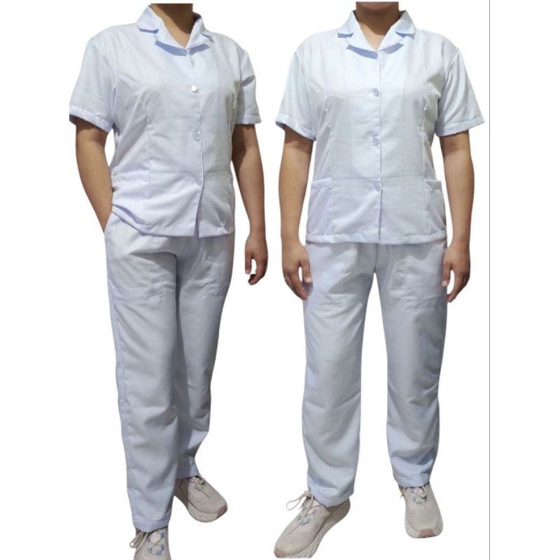 NURSE UNIFORM for Women Peach twill Cotton | Shopee Philippines