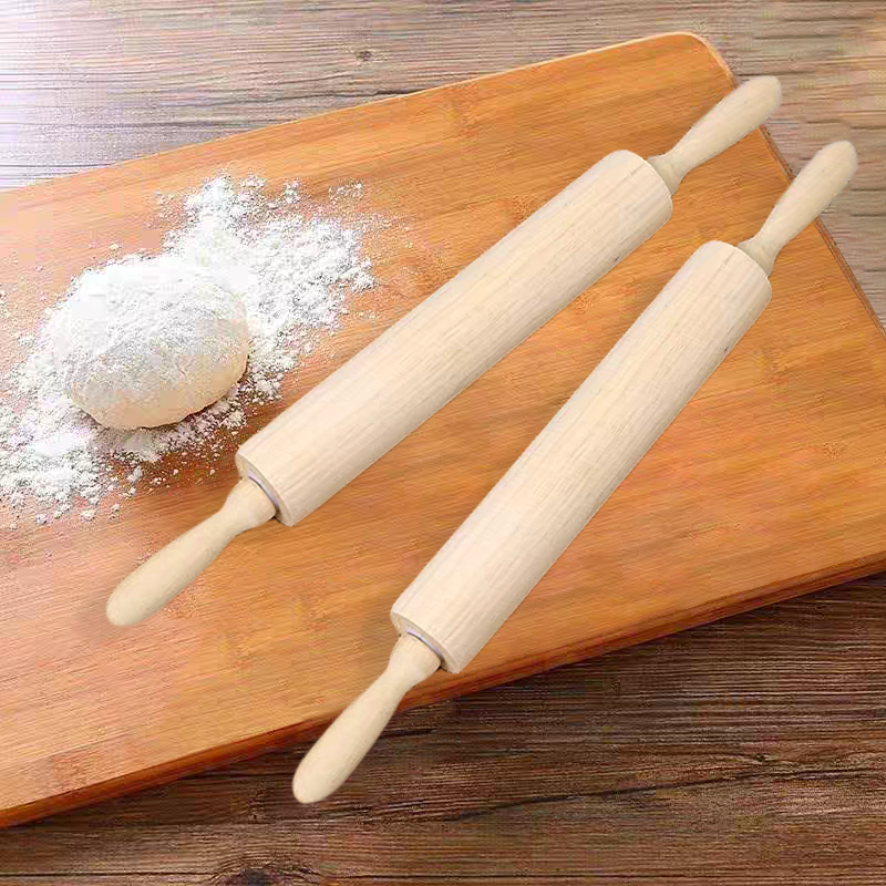 Wooden rolling pin/ movable stick baking tools | Shopee Philippines