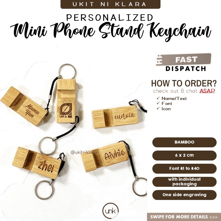 UNK - Mini Keychain Phone Stand - Personalized | Ukit ni Klara ...