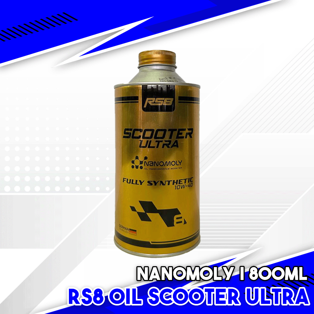 ORIGINAL RS8 OIL NANOMOLY SCOOTER ECO/ULTRA/COMPETION SERIES | Shopee ...