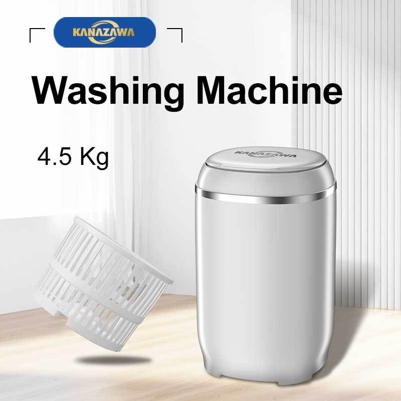 KANAZAWA Portable Mini Washing Machine 4.5Kg 60Hz With Blue Light ...