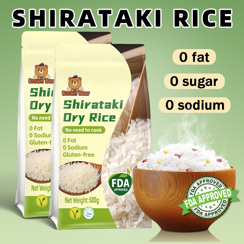 shirataki rice 500g shirataki dried rice shiritaki dried rice konjac ...
