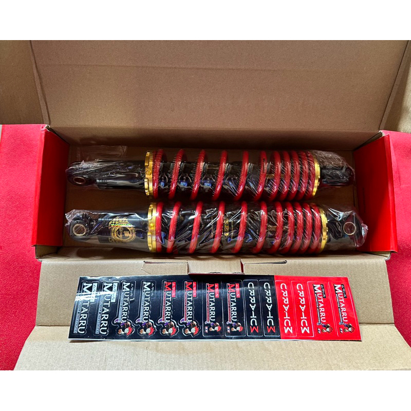 MUTARRU REAR SHOCK BLACK SERIES WAVE 125 BLACK, RED, BLUE | Shopee ...