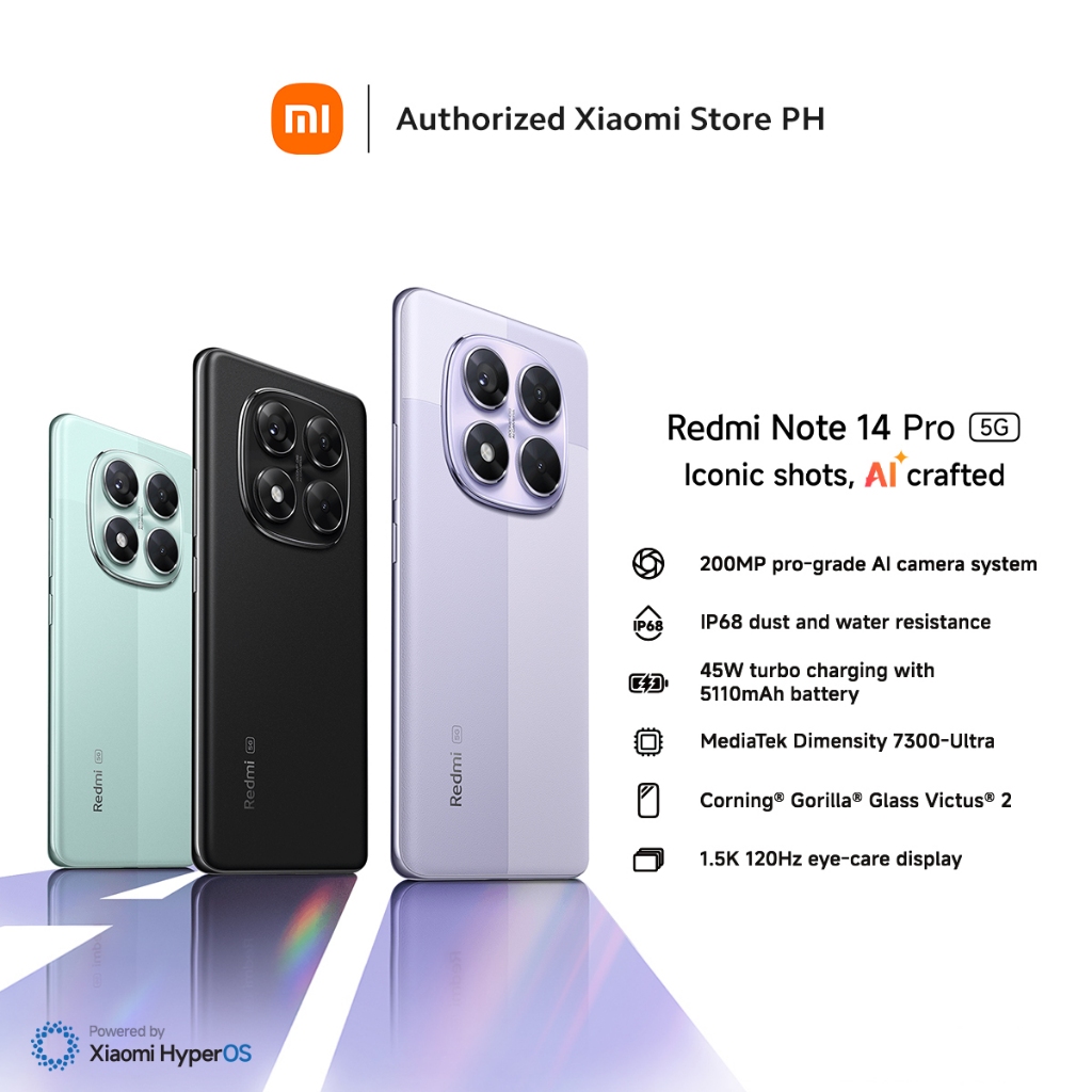 Redmi Note 14 Pro 5G Mobile Phone | Shopee Philippines