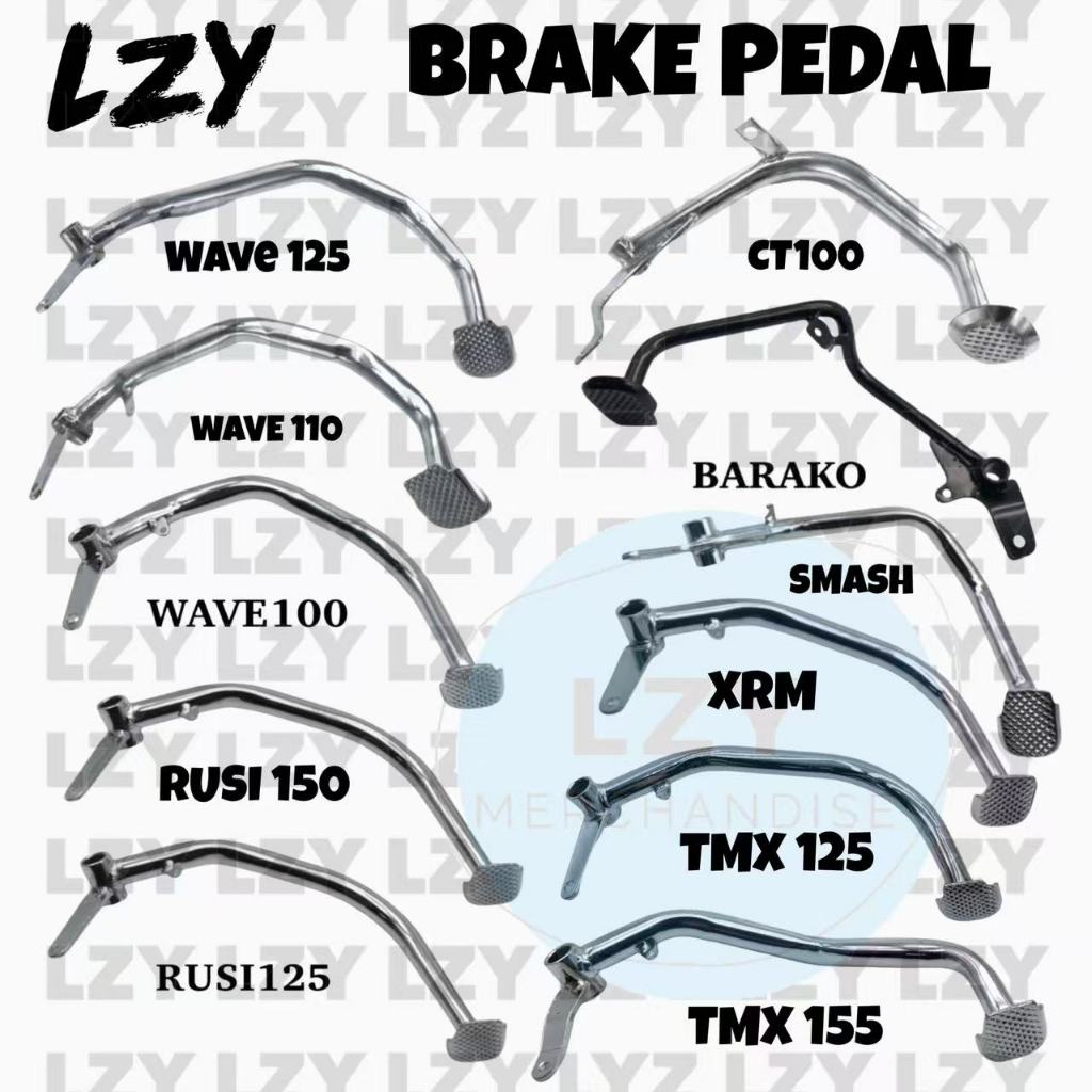 LZY Brake Pedal for Motorcycle WAVE BARAKO CT100 RUSI XRM SMASH TMX ...