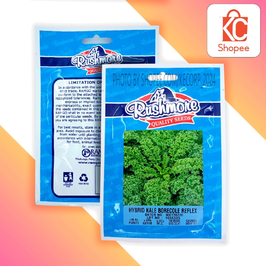 Rushmore - Hybrid Kale Borecole Reflex Seeds _kc241207 | Shopee Philippines