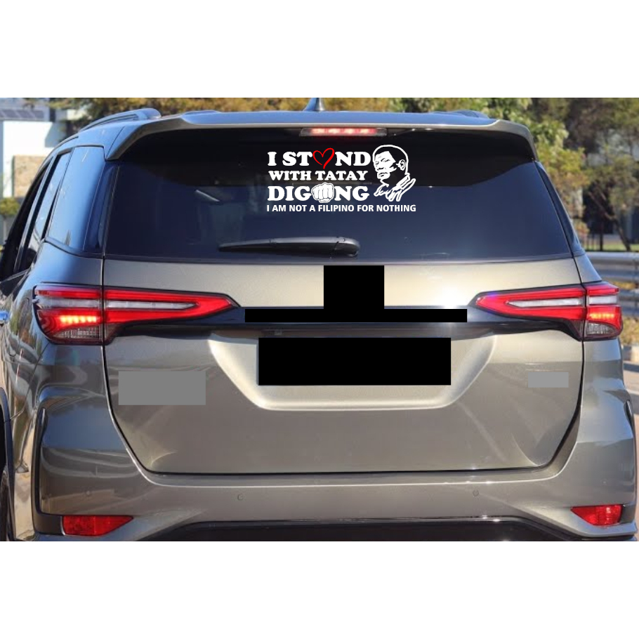 PRRD LOGO cut out vinyl sticker 7x14 inches HxL | Shopee Philippines