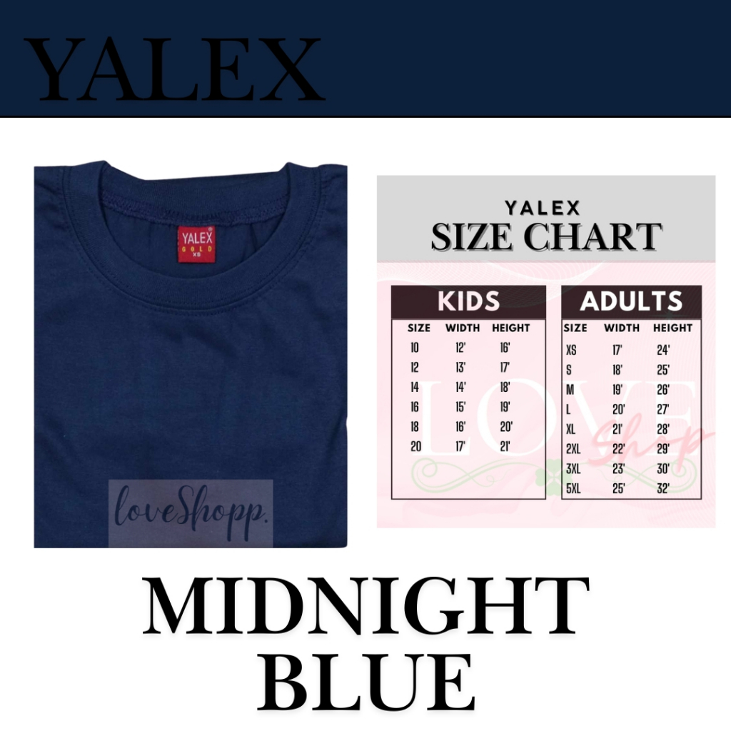 Yalex Plain T-Shirts in MIDNIGHT BLUE Cotton with Red Label and Ziplock ...