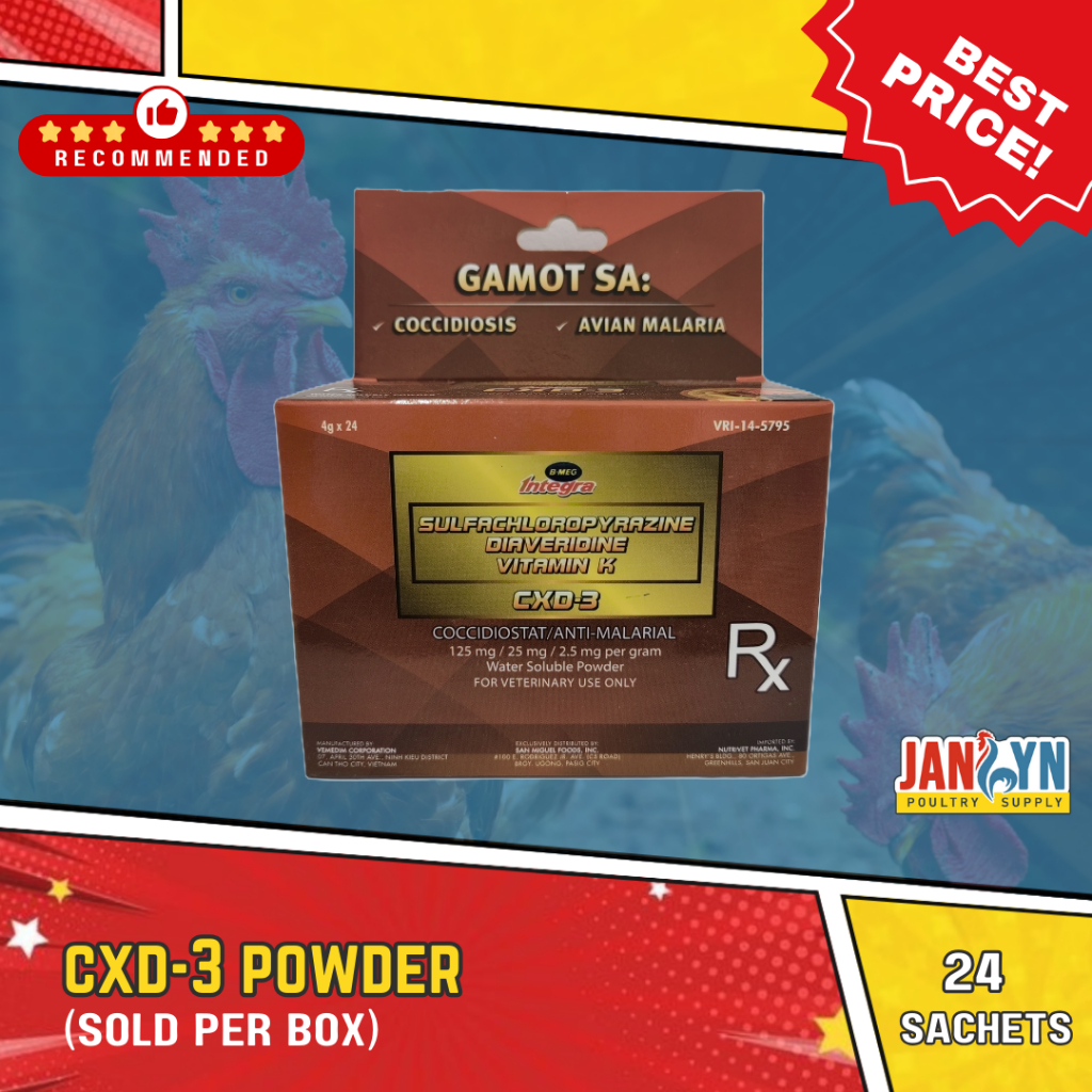 CXD-3 4g x 24sachet per box Water Soluble Powder | Shopee Philippines