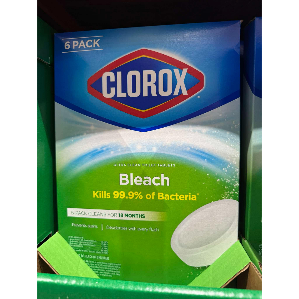 Clorox Ultra Clean Toilet Bowl Cleaner Tablets with Bleach (6 PACK, 1 ...