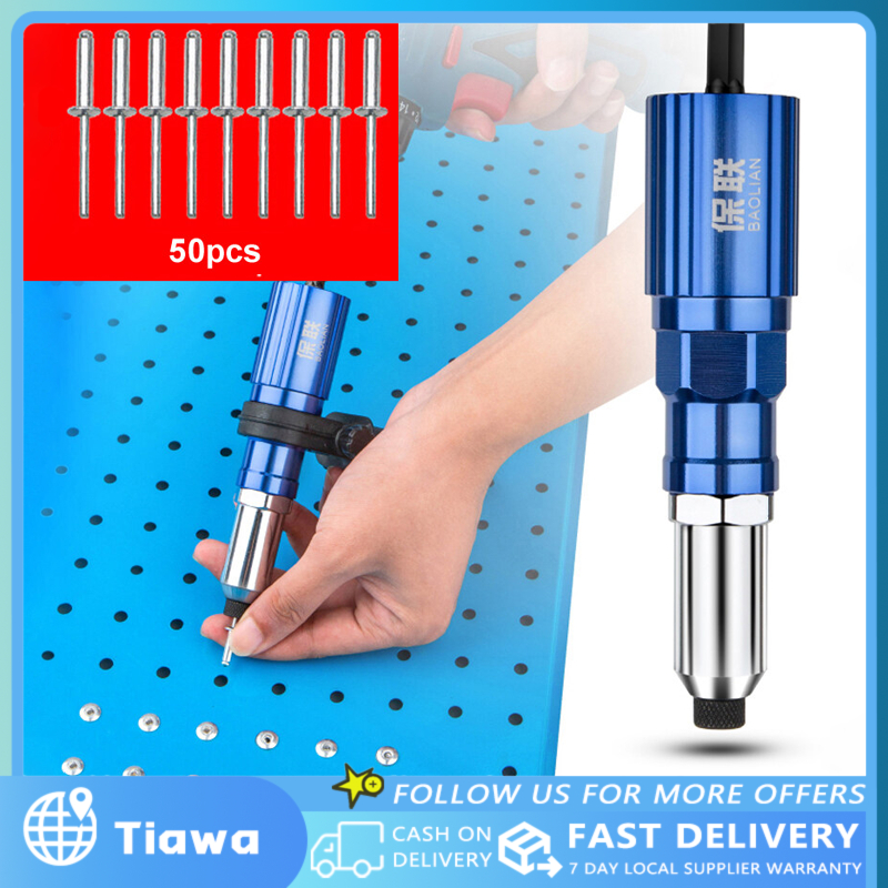 Electric Riveter Drill Rivet Machine Rivet Nut Riveting Electric Tool ...