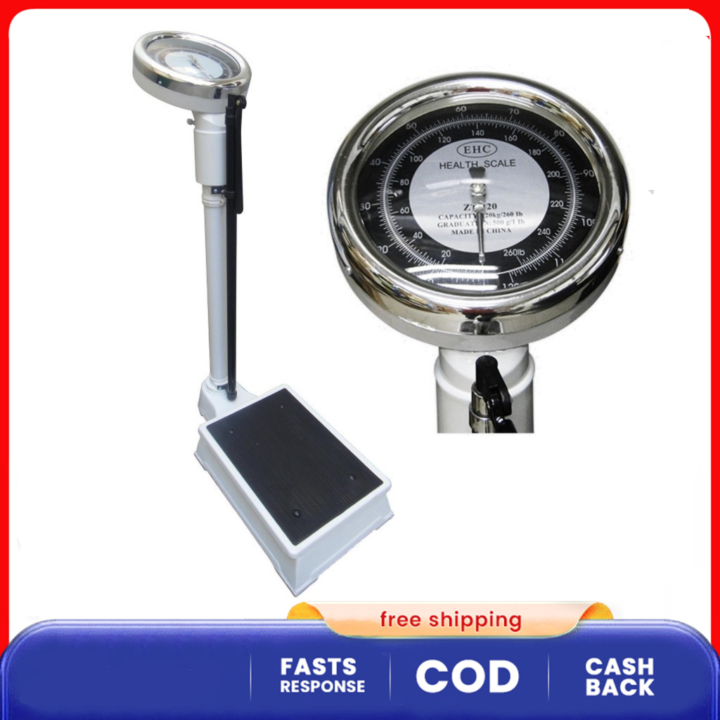 DIAL TYPE WEIGHING SCALE WEIGHT AND HEIGHT MEASUREMENT MANUAL DETECTO ...