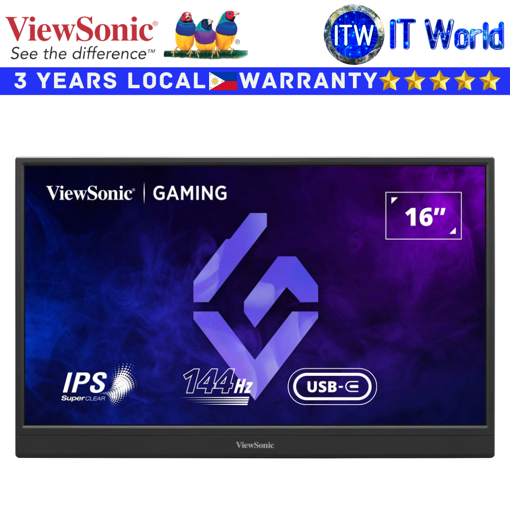 Itw | Viewsonic Portable Gaming Monitor VX1654 16" 1920x1080 FHD ...