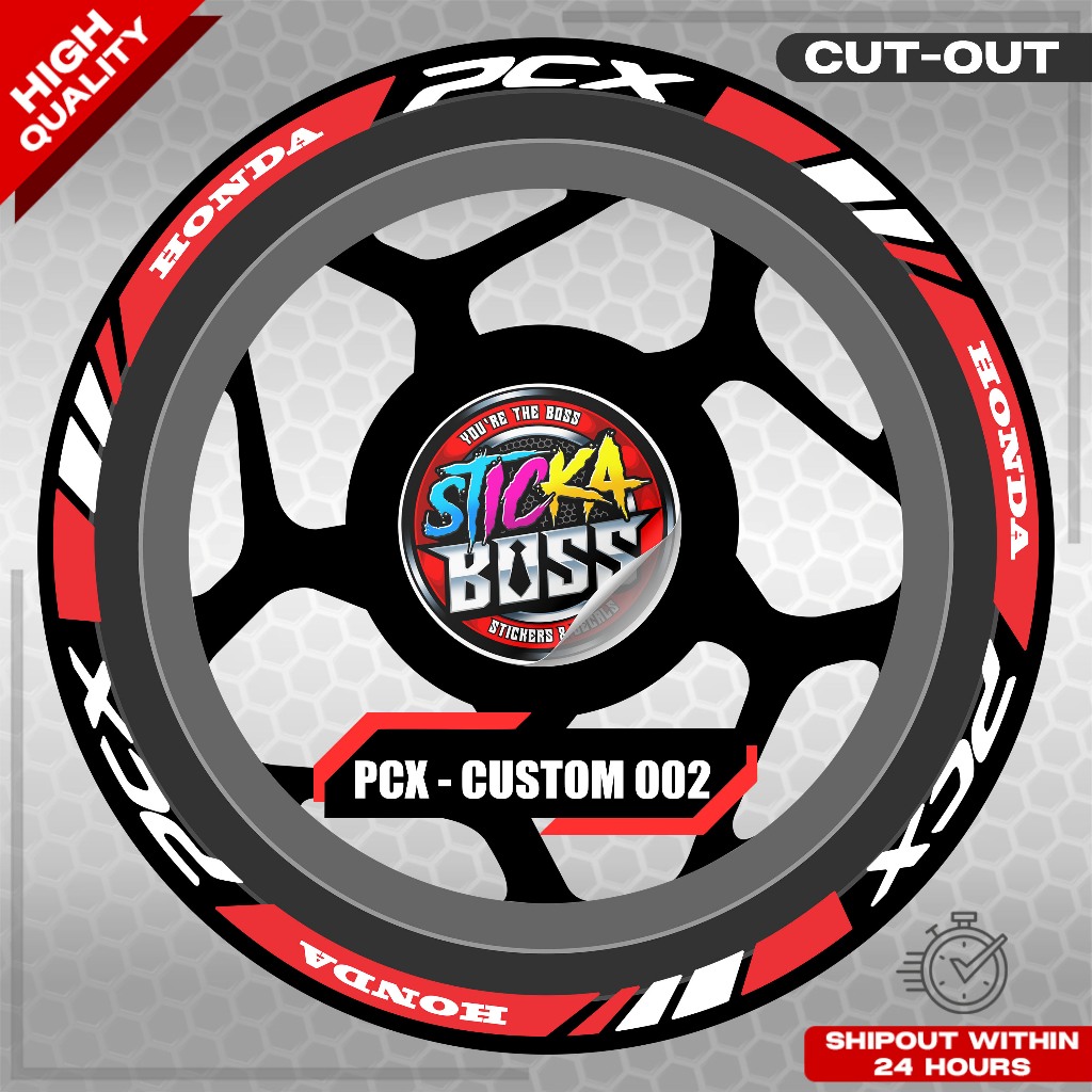 PCX 150 / 160 MAG STICKER SET ( 2 MAGS ) - CUSTOM 002 | VINYL ...