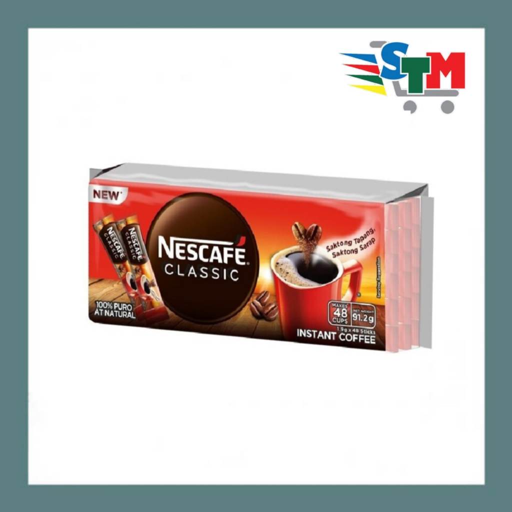 NESCAFE CLASSIC STICKS 91.2G (1.9GX48) | Shopee Philippines