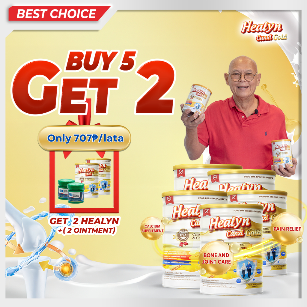 Healyn Canxi Gold milk - Buy 5 Get 2 - helps strengthen bones, Protect ...