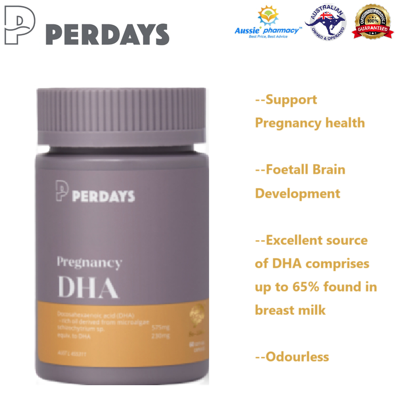 Perdays Pregnancy Sn-2 DHA Preconception, Pregnancy, Breastfeeding 60 Soft Capsules | Shopee ...