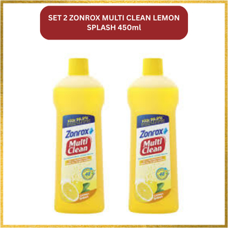 SET of 2 Zonrox Multi Clean Lemon Splash (450 mL) | Shopee Philippines
