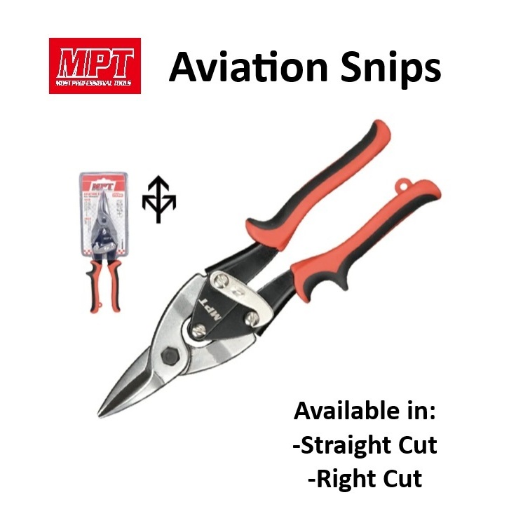 MPT 10" Straight / Right Cut Aviation Snips MHB02001-2|MHB02001-3 • HT ...