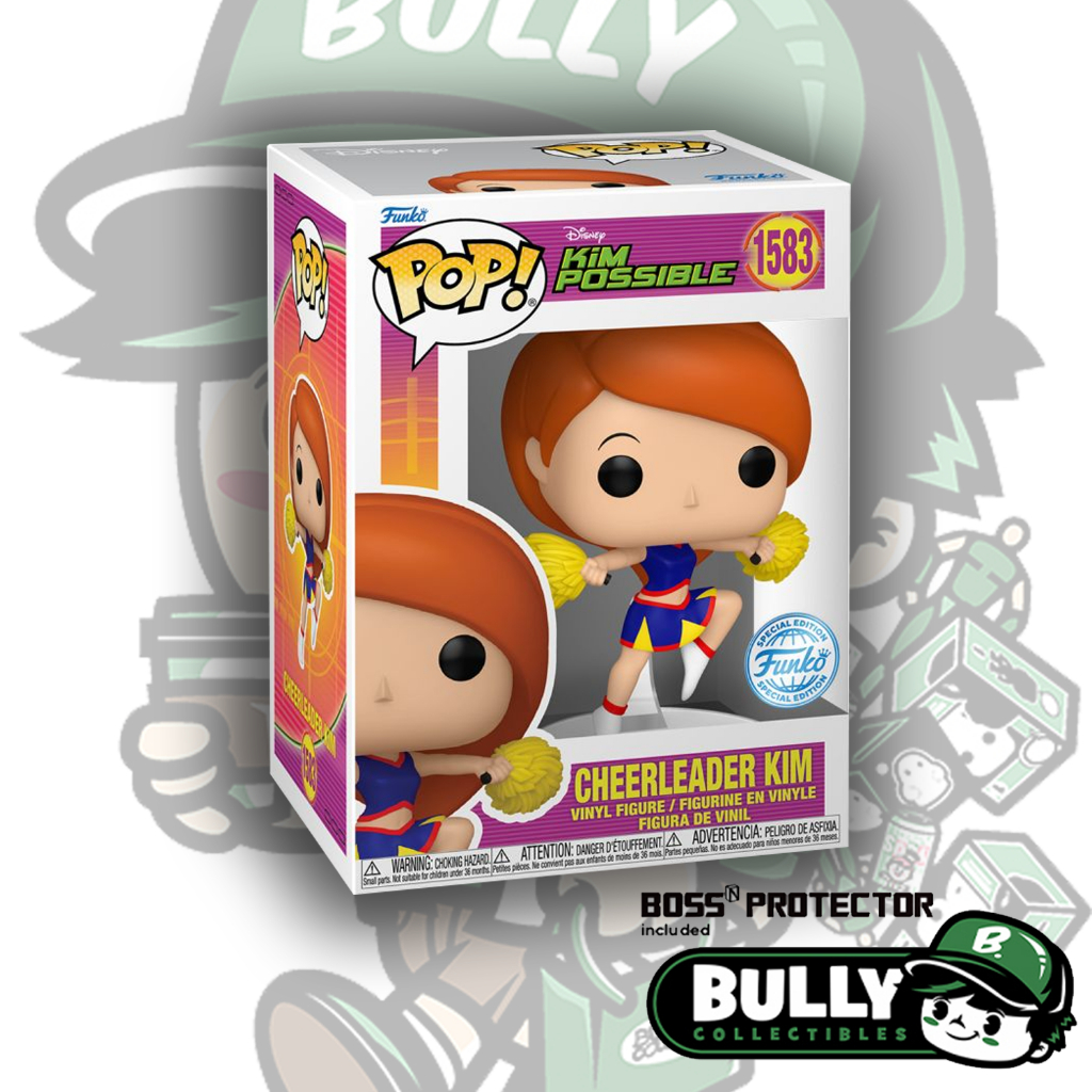 Funko POP! Disney: Kim Possible - Kim Cheerleader (FSE) 1583 With Boss ...