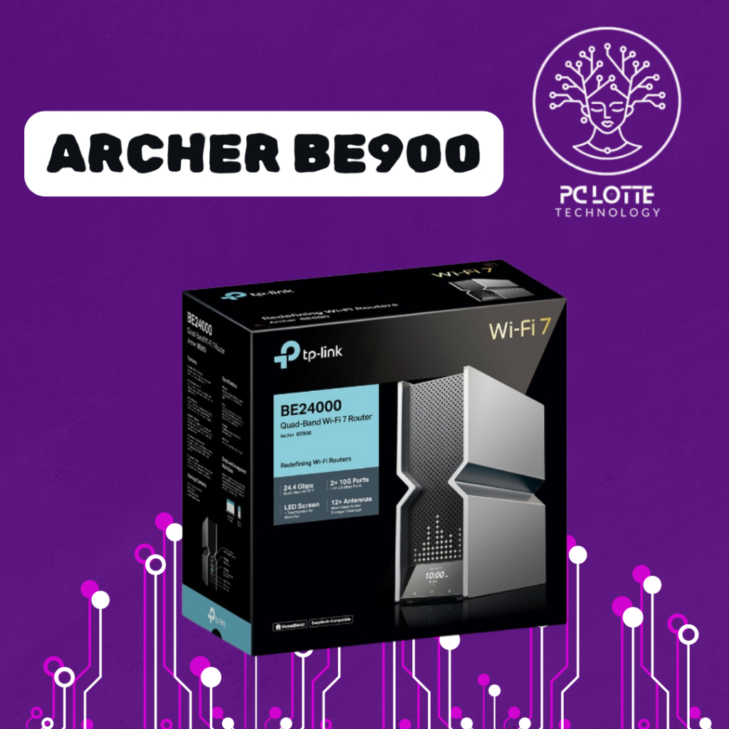 TP-Link Archer BE900 | BE24000 Quad-Band Wi-Fi 7 Router | Shopee ...