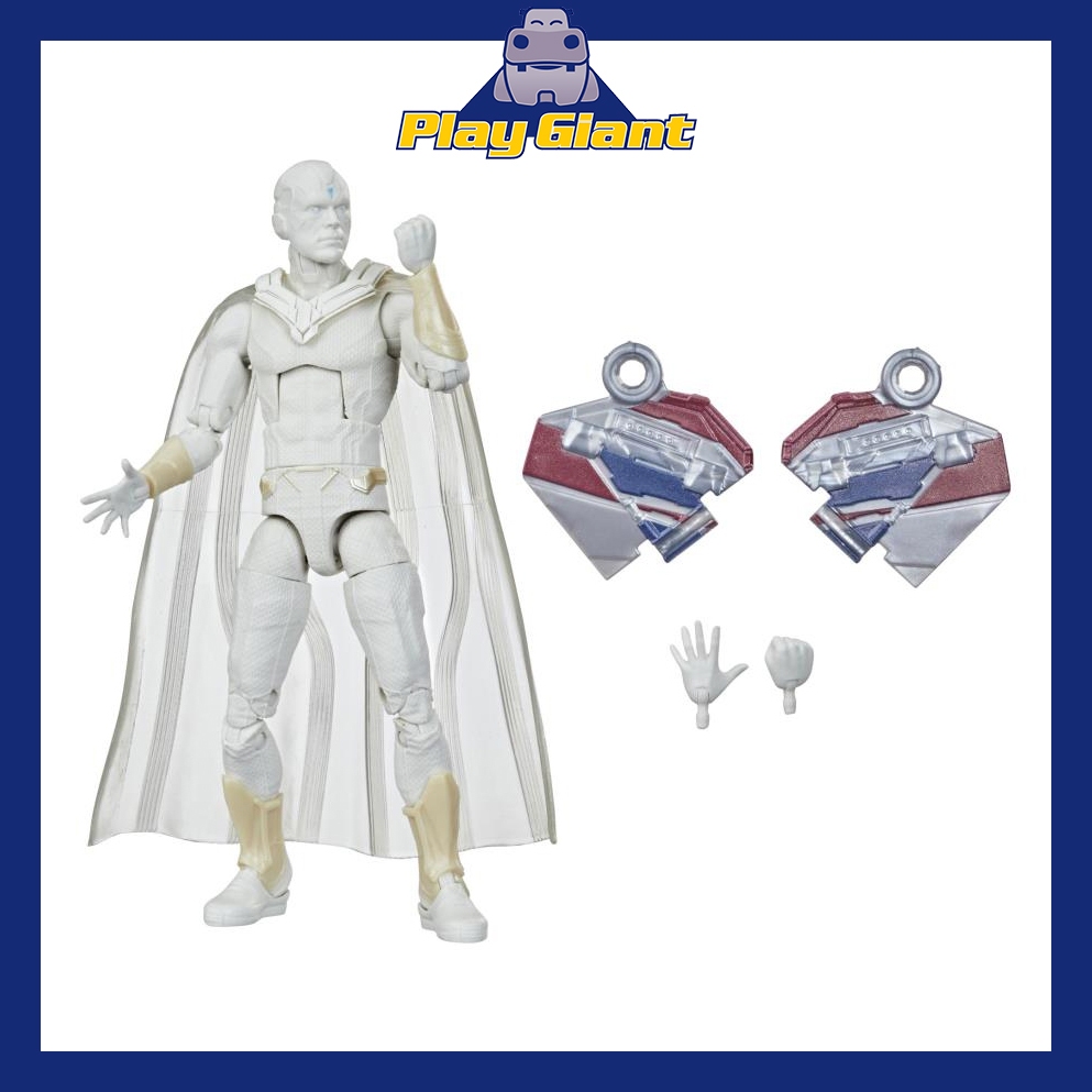Marvel Legends White Vision (Captain America Flight Gear BAF) Action ...