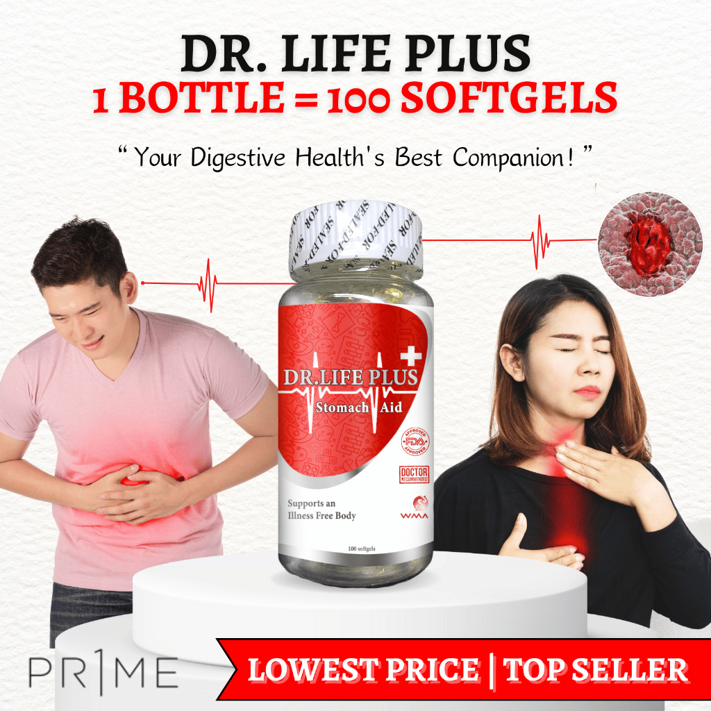 Dr. Life Plus l Stomach Aid l For Acid Reflux GERD, Ulcer, and Bloated ...