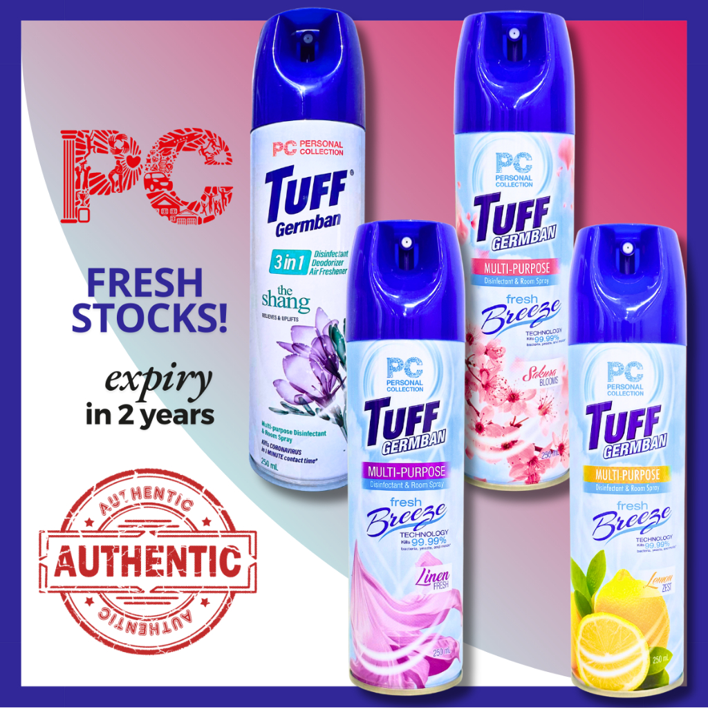 Tuff Germban Disinfectant Spray The Shang Sakura Linen Lemon 250ml by ...