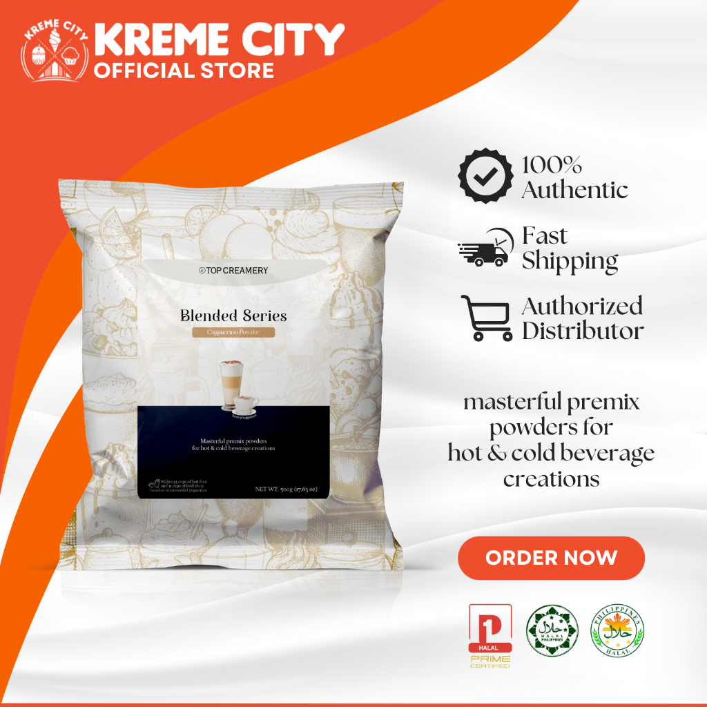TOP Creamery Blended Series Cappuccino Powder Beverage Premix 500g ...