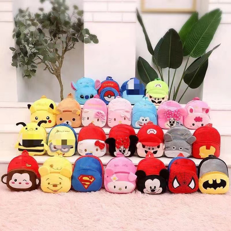 Cute Cartoon Character Kids Backpack Bag For Baby Boy And Girl backpack ...