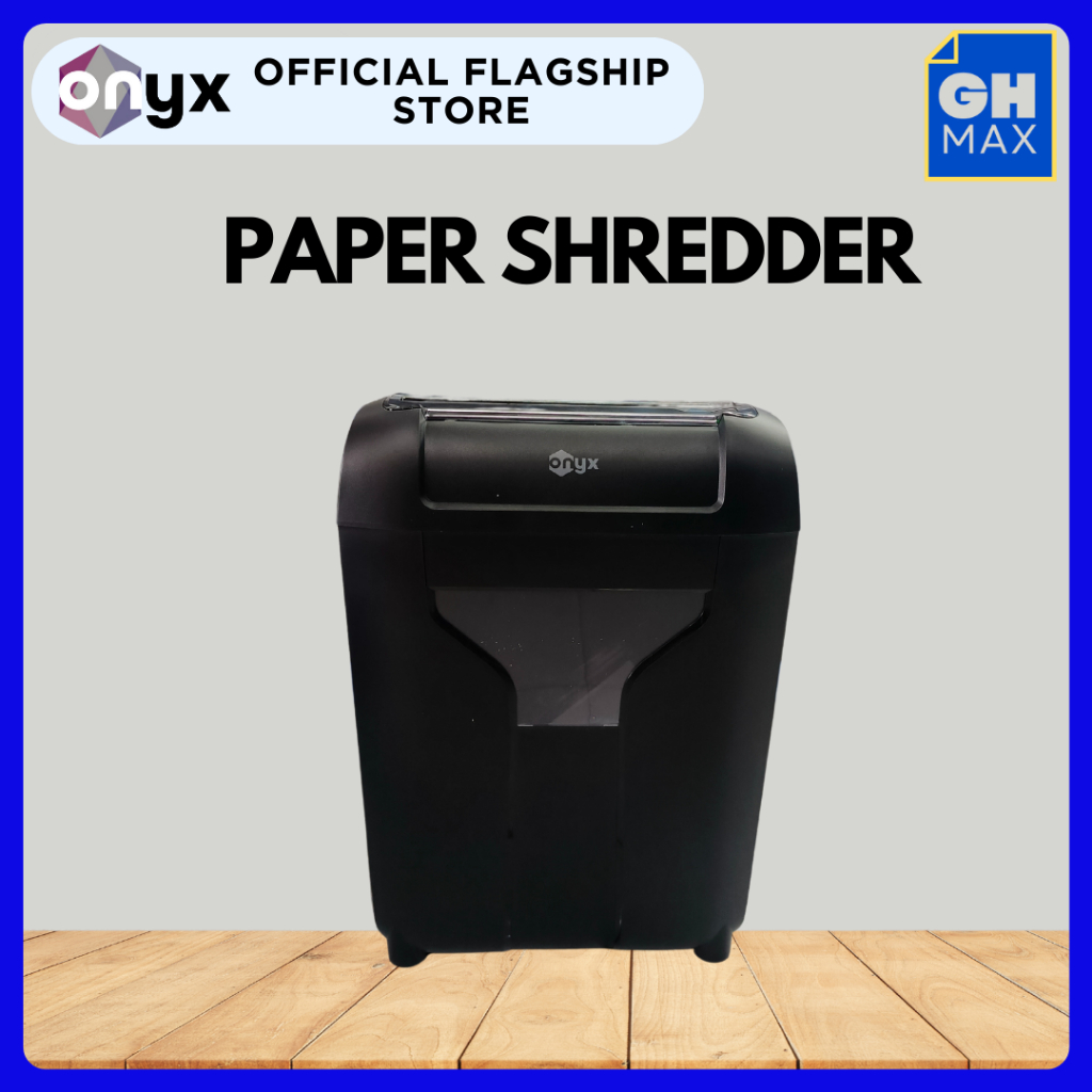 Onyx Paper Shredder with CD/ Card, 17L, Long/ A4/ Short,Fine Cross Cut ...