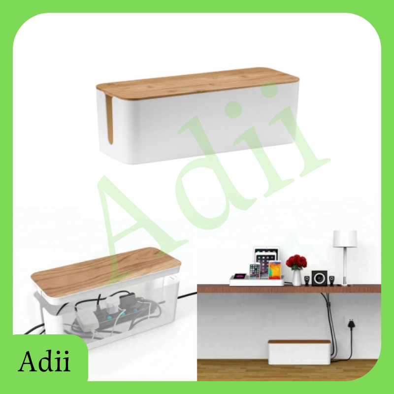 Cable Box Wires and Cables Storage Box Power Strip Wire Case Charger ...