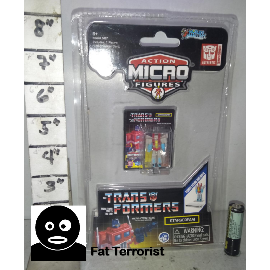 FT WST TF Action Micro Figures Transformers Starscream MIC | Shopee ...