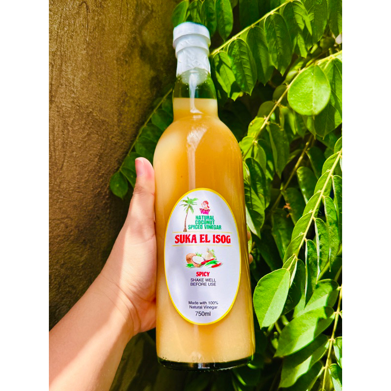 SUKA EL ISOG 100% Natural Spiced Coconut Vinegar 1 btl 750ml | Shopee ...