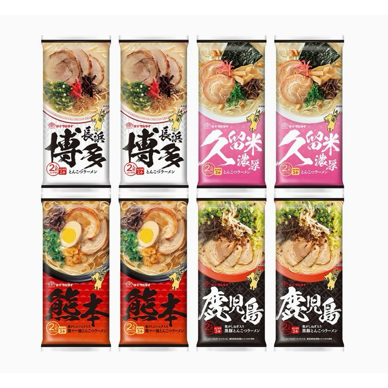 MURATAI Ramen 2 Servings Stick Kumamoto/Hakata/Korome Tonkotsu Ramen Made in Japan | Shopee ...