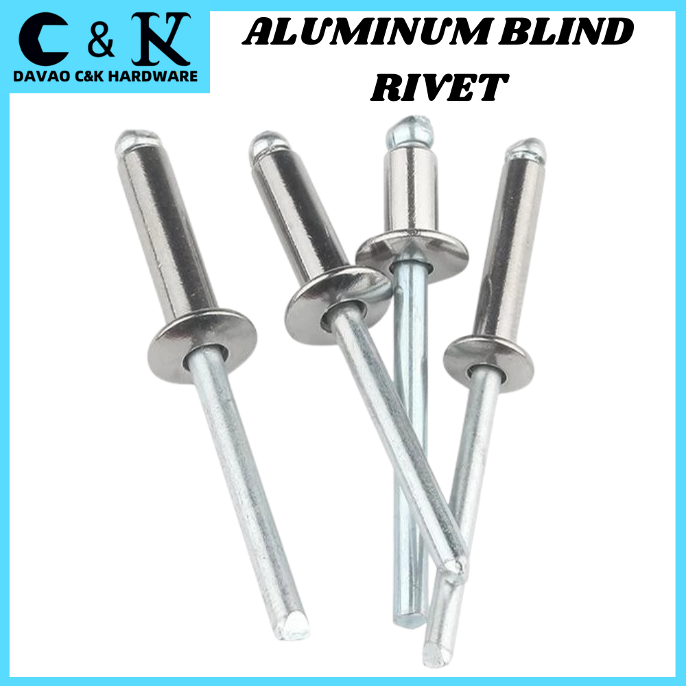 [CK-09] Aluminum Blind Rivet Nail – Silver (Multiple Sizes Per Box ...
