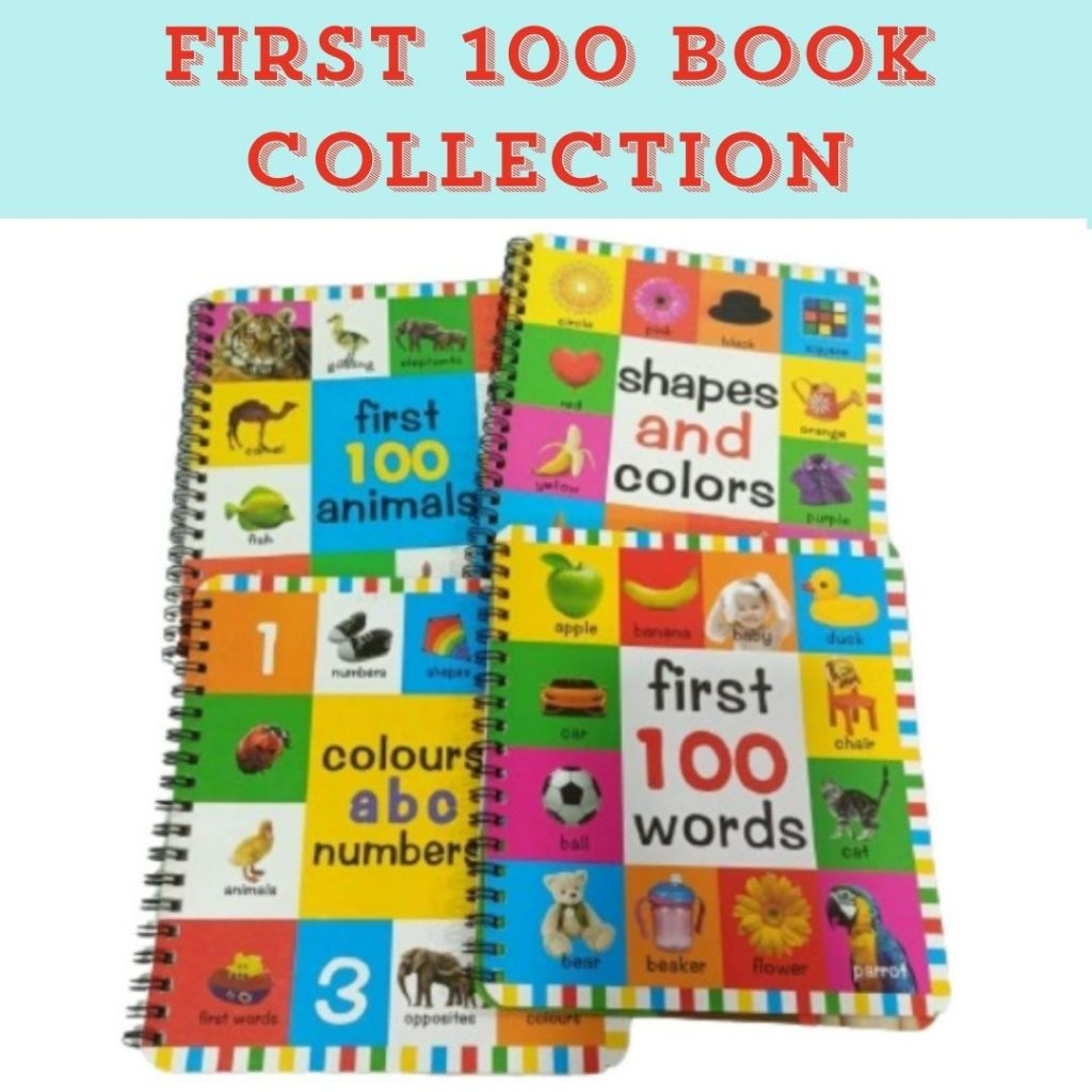TFL Children Toddler First 100 Words Early Educational Learning Book ...