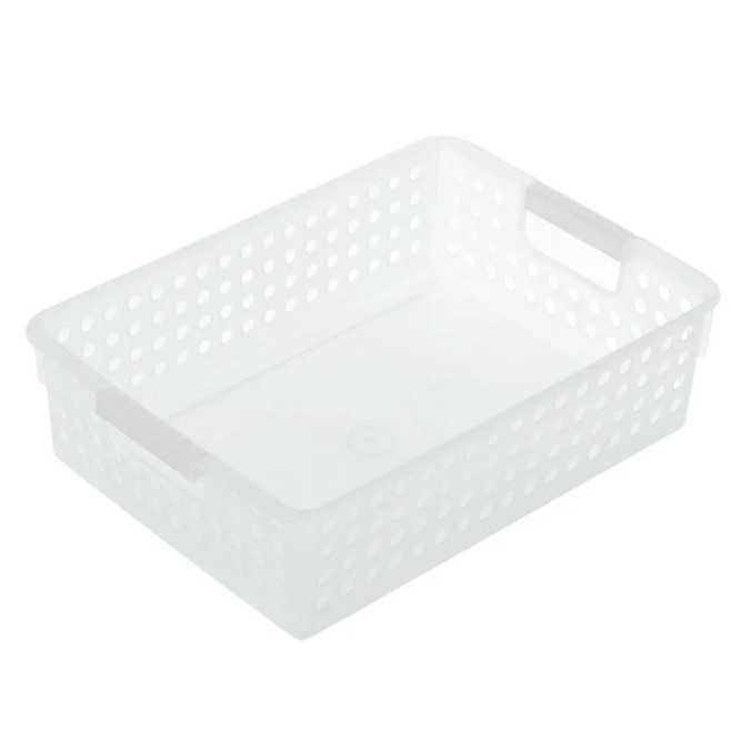 MINISO Storage Box with Handle (Short Version, L) (Transparent ...