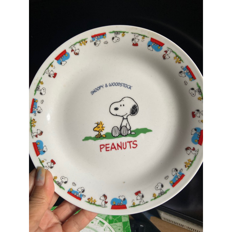 2 pieces Snoopy peanuts plates from Japan | Shopee Philippines