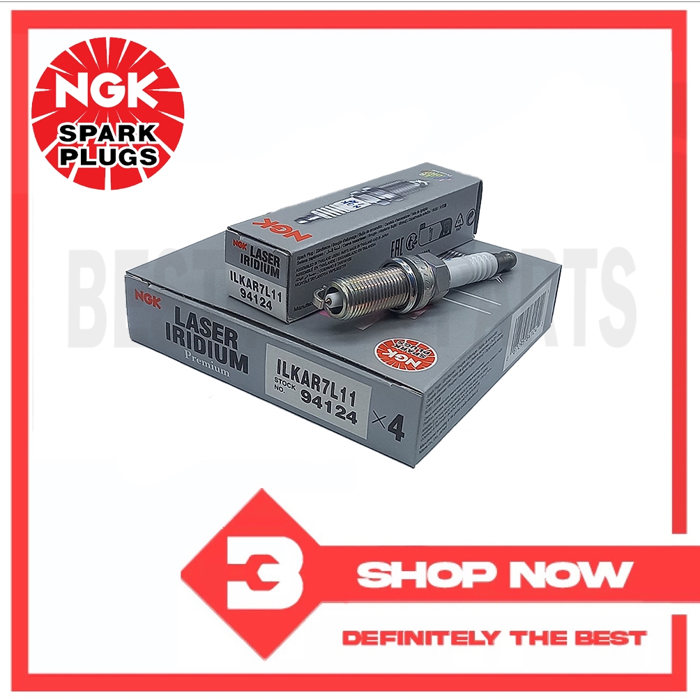 NGK ILKAR7L11 Laser Iridium Spark Plug ( 4pcs / Box ) | Shopee Philippines