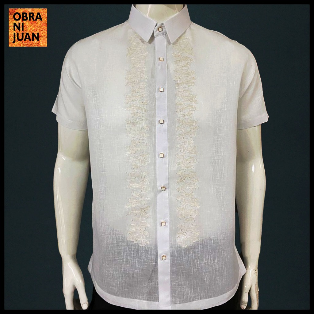 Obra ni Juan Inno Fit/Regular Fit/ Full-open/Polo Barong With ...