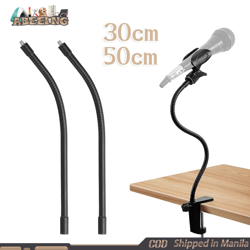 Adjustable Microphone Gooseneck 1/4" Portable Clamp Design for Outdoor ...
