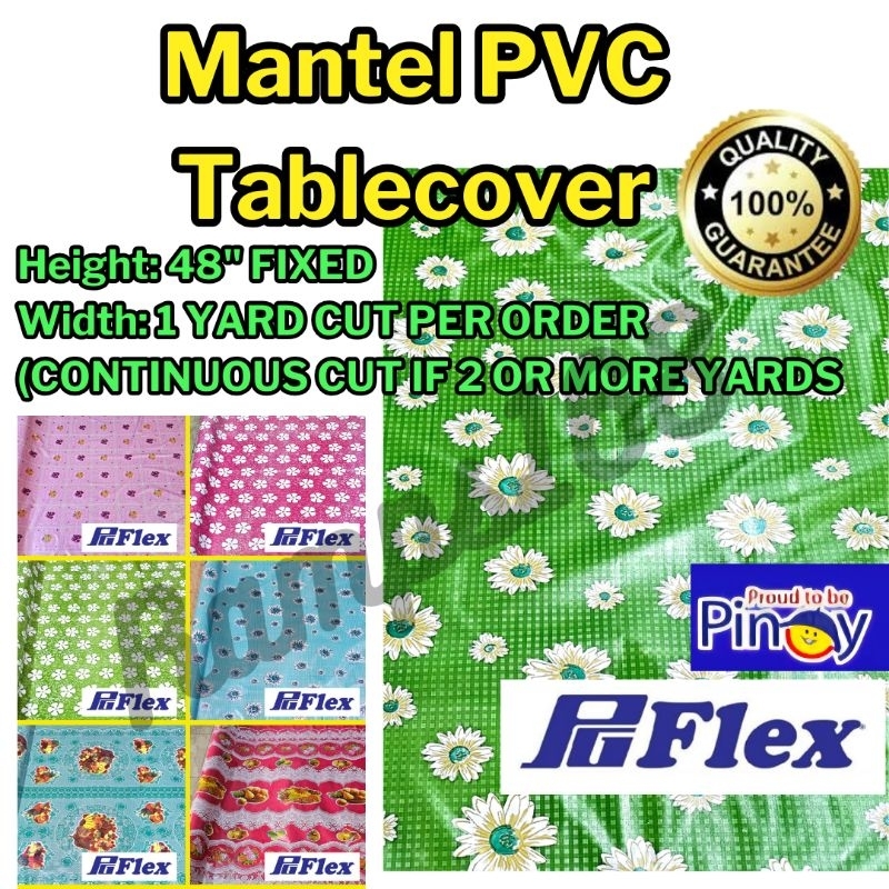 Waterproof Table Cover PGFLEX and BANTEX Mantel High Quality PVC ...