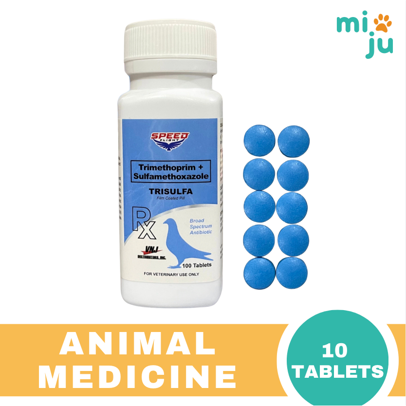 VNJ Speed Trisulfa (10 Tablets) - For Birds or Pigeons Only | Shopee ...
