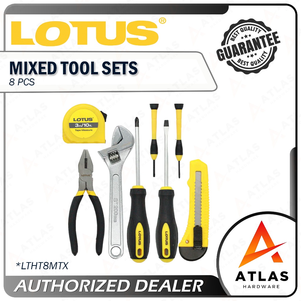 Lotus Mixed Tool Set 8 PC LTHT8MTX | Shopee Philippines