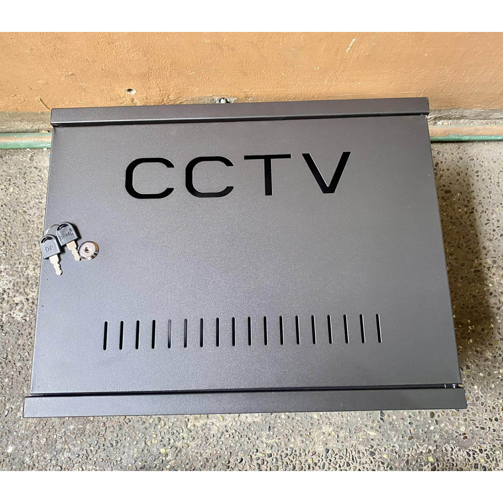 CCTV METAL WATERPROOF CASING DOOR WITH LOCK(BLACK) | Shopee Philippines