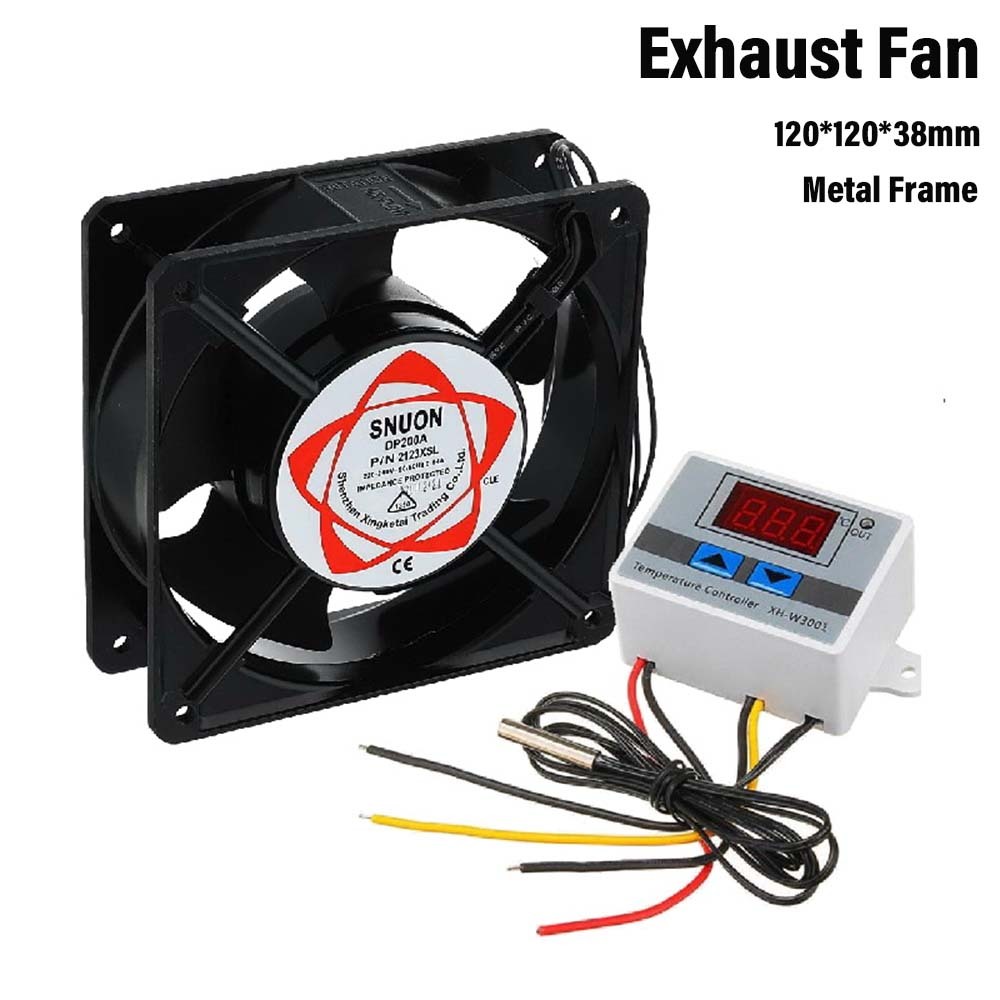 Fan Exhaust Fan 220V Temperature Controller Xh-W3001 Best For Egg ...